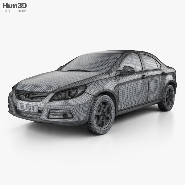 JAC Heyue 2014 Modelo 3D - Descargar Sedan activado 3DModels.org