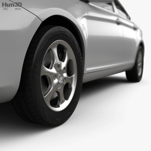 JAC Heyue 2014 Modelo 3D - Descargar Sedan activado 3DModels.org