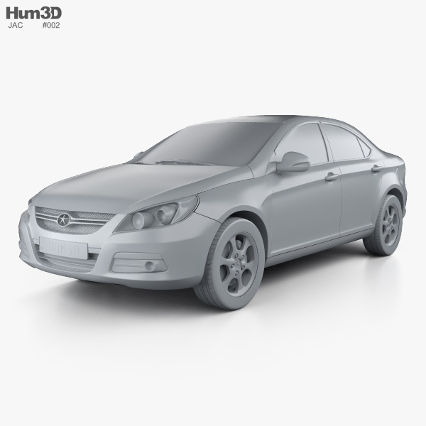 JAC Heyue 2014 3D model - Download Sedan on 3DModels.org