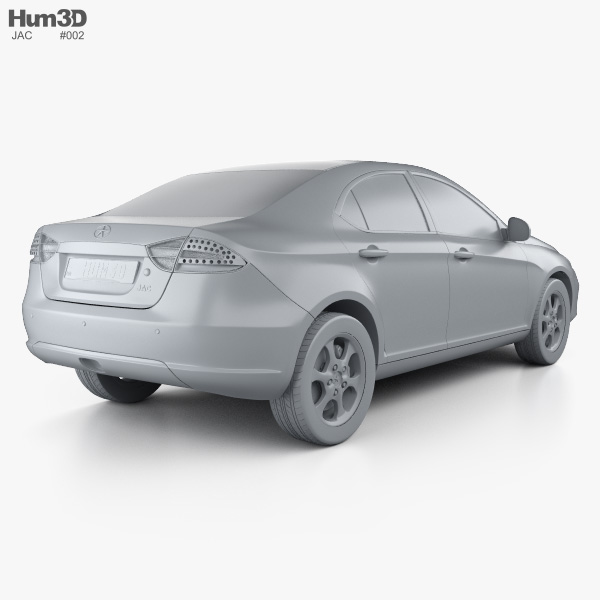 JAC Heyue 2014 3D model - Download Sedan on 3DModels.org