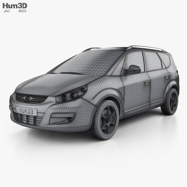 JAC Heyue RS 2014 Modelo 3D - Baixar Hatchback no 3DModels.org
