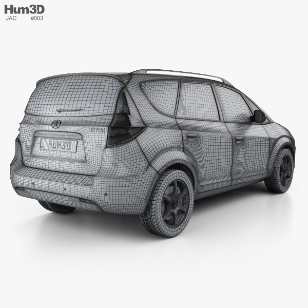 JAC Heyue RS 2014 Modelo 3D - Baixar Hatchback no 3DModels.org