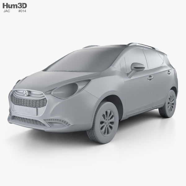JAC Heyue (S30) 2017 3D model - Download Crossover SUV on 3DModels.org