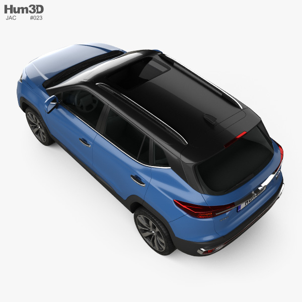 JAC iEVS4 2022 3D model - Download Crossover SUV on 3DModels.org