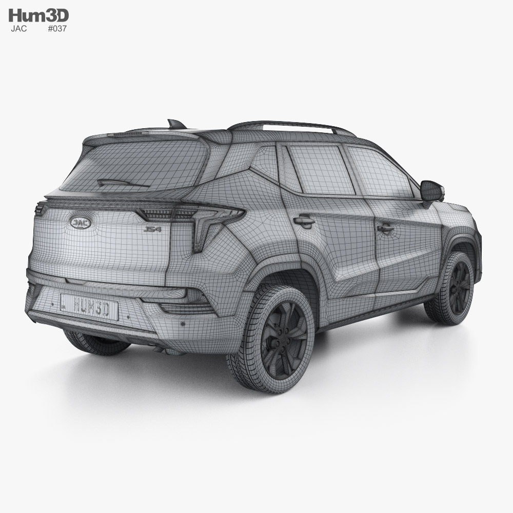 JAC JS4 2023 3D model - Download Crossover SUV on 3DModels.org