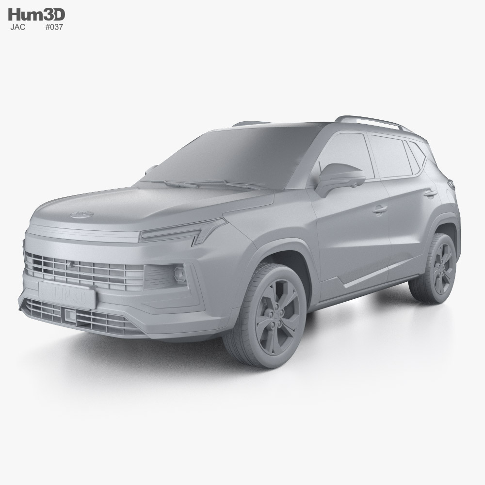 JAC JS4 2023 3D model - Download Crossover SUV on 3DModels.org