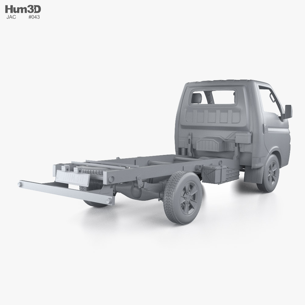 JAC X200 Chassis Truck with HQ interior 2025 3D model - Download Truck ...