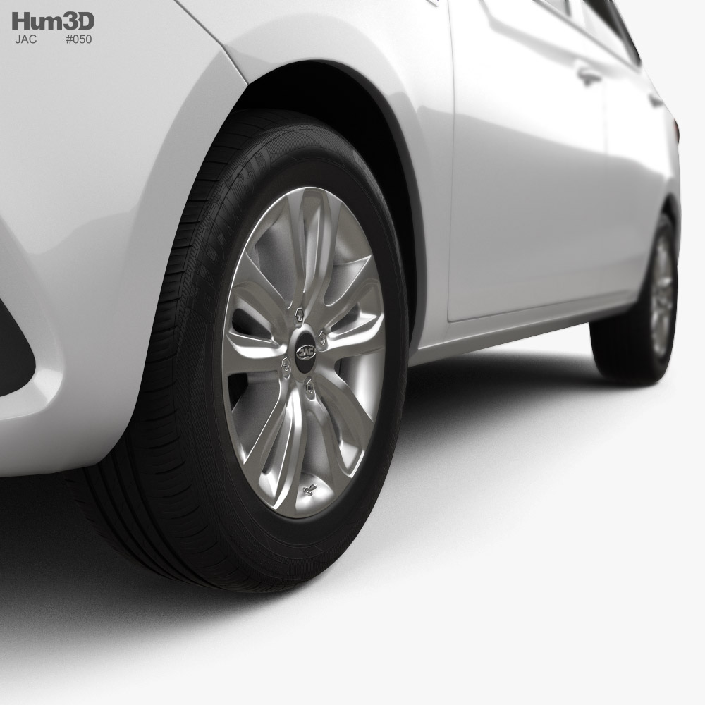 JAC iEV7 2025 3D model - Download Sedan on 3DModels.org