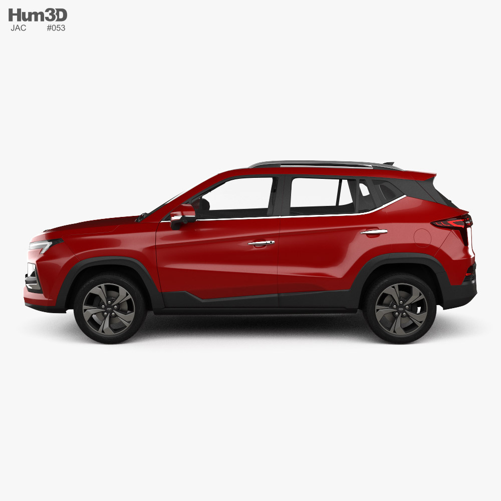 JAC JS4 with HQ interior 2024 3D model - Download Crossover SUV on ...