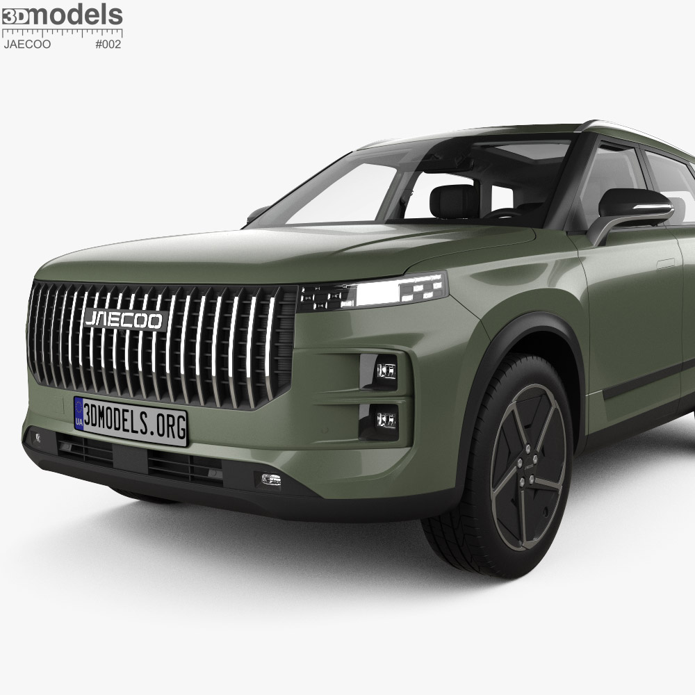 Jaecoo 7 with HQ interior 2025 3D model - Download Crossover SUV on ...