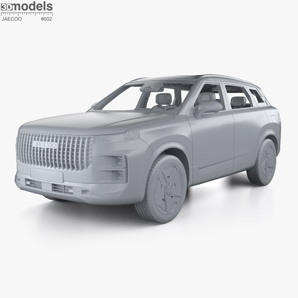 Jaecoo 7 with HQ interior 2025 3D model - Download Crossover SUV on ...