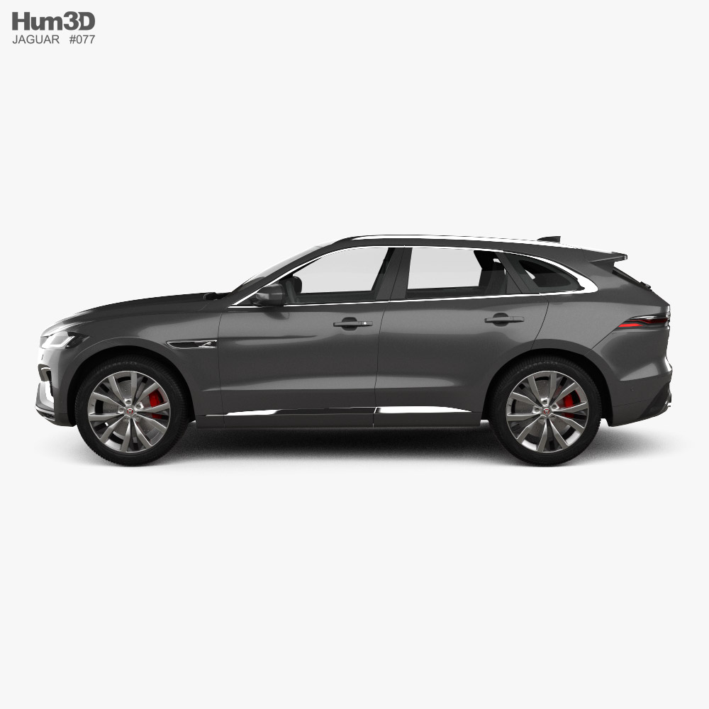 Jaguar F-Pace R-Dynamic 2021 3D model - Download Crossover SUV on ...