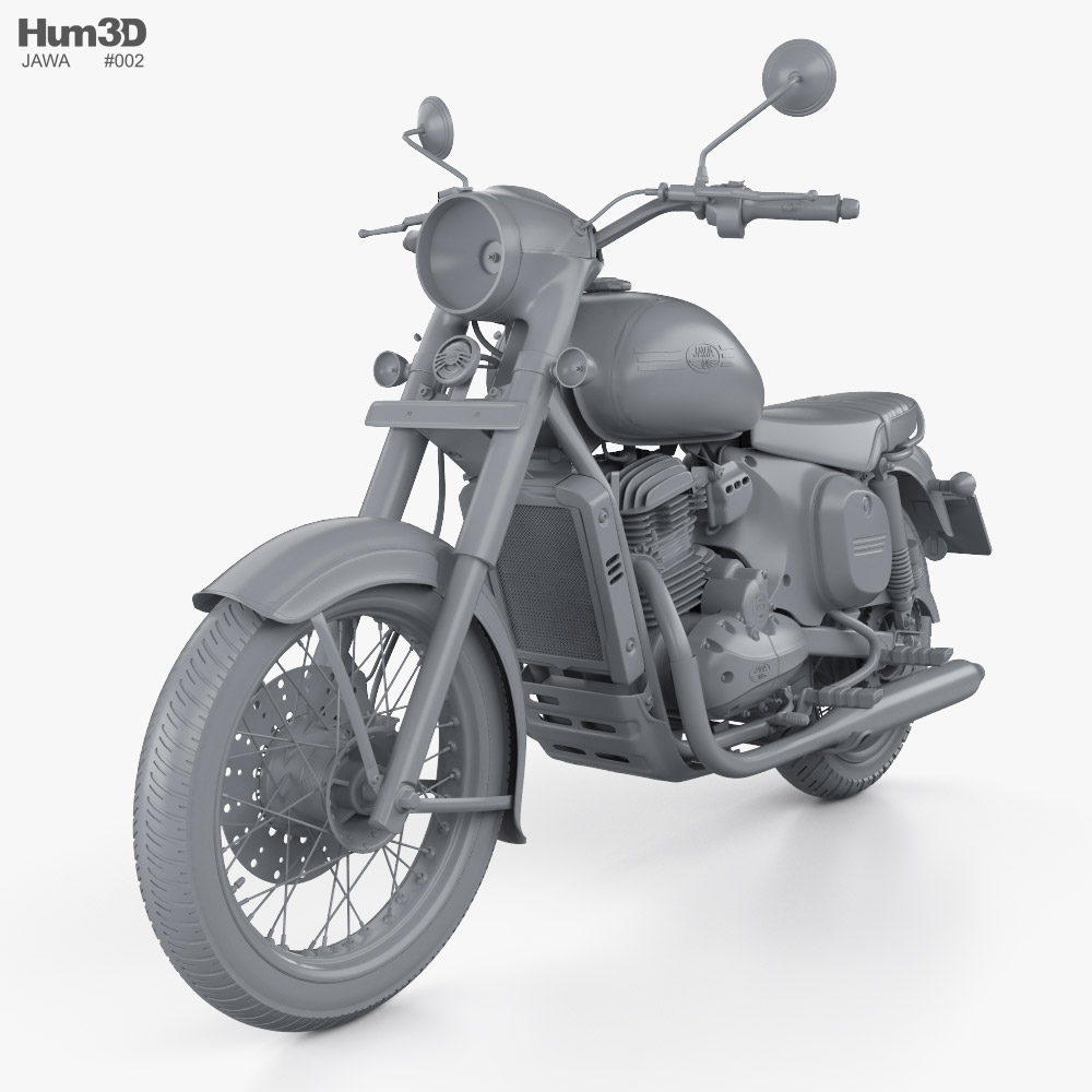 Jawa 300 CL 2021 Modelo 3D - Baixar Motocicletas no 3DModels.org