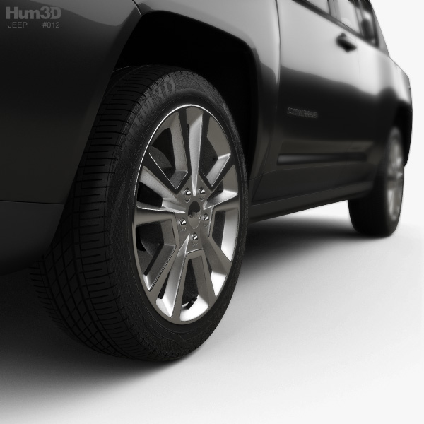 Jeep Compass 2016 3D model - Download Crossover SUV on 3DModels.org