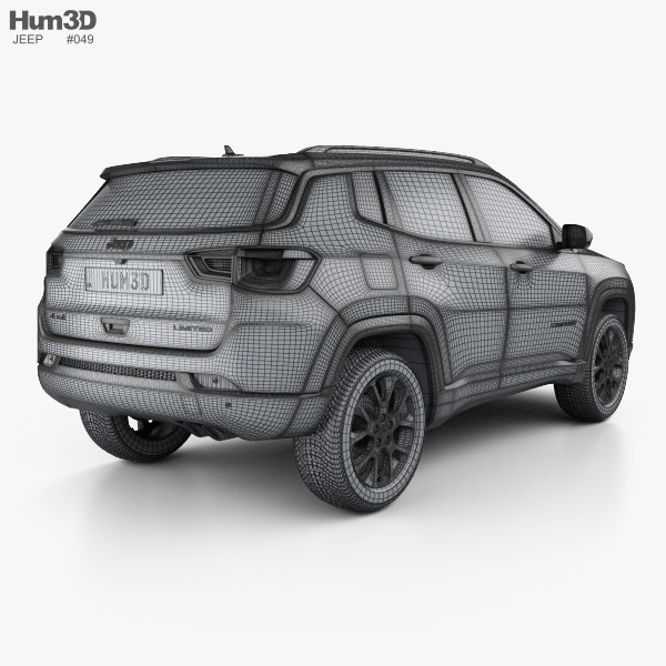 Jeep Compass Limited with HQ interior 2021 3D model - Download ...
