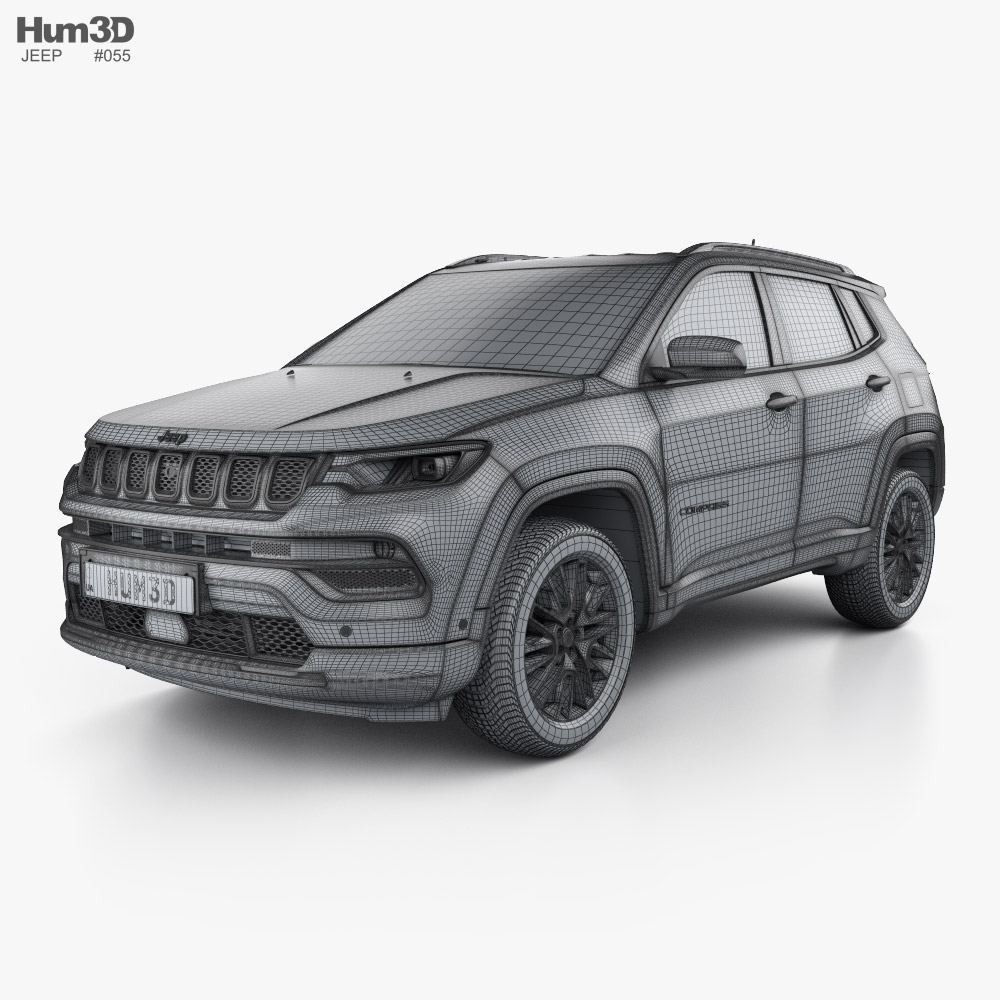 Jeep Compass S 4xe 2024 3D model - Download Crossover SUV on 3DModels.org