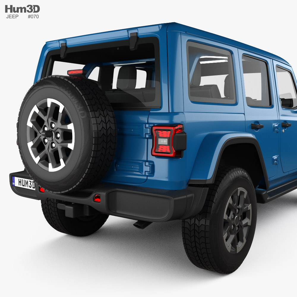 Jeep Wrangler Unlimited Rubicon X 4xe 2025 3D model - Download ...