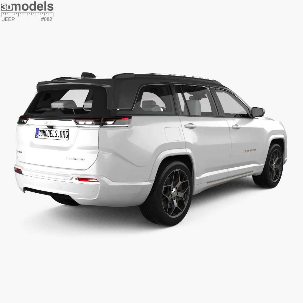 Jeep Commander Overland com interior 2025 Modelo 3D - Baixar Crossover ...