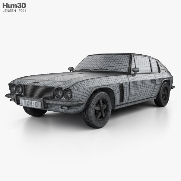 Jensen Interceptor 1969 Modelo 3D - Baixar Hatchback no 3DModels.org