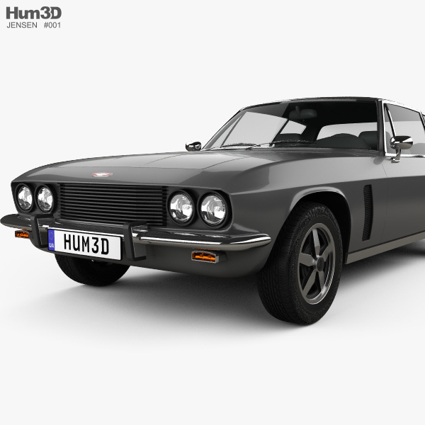 Jensen Interceptor 1969 3D model - Download Hatchback on 3DModels.org