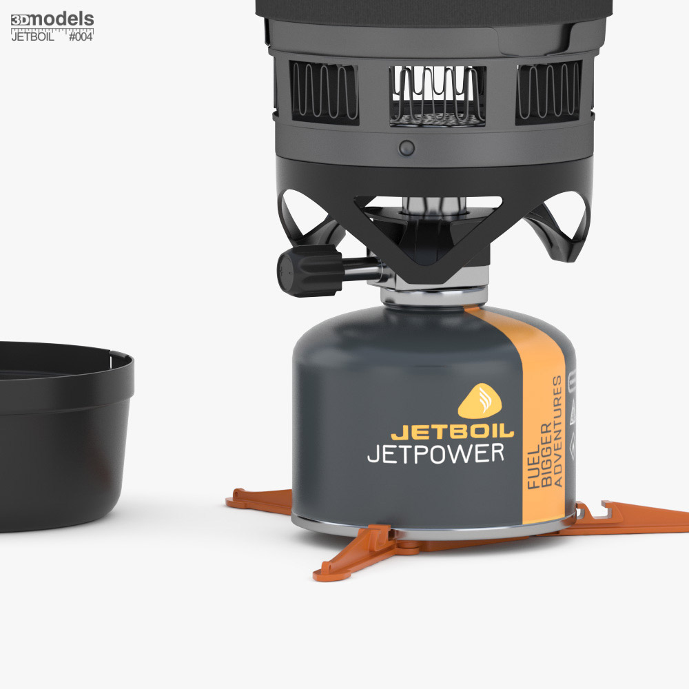 Jetboil Cooking System with Fuel Canister Stabilizer 3D model ...