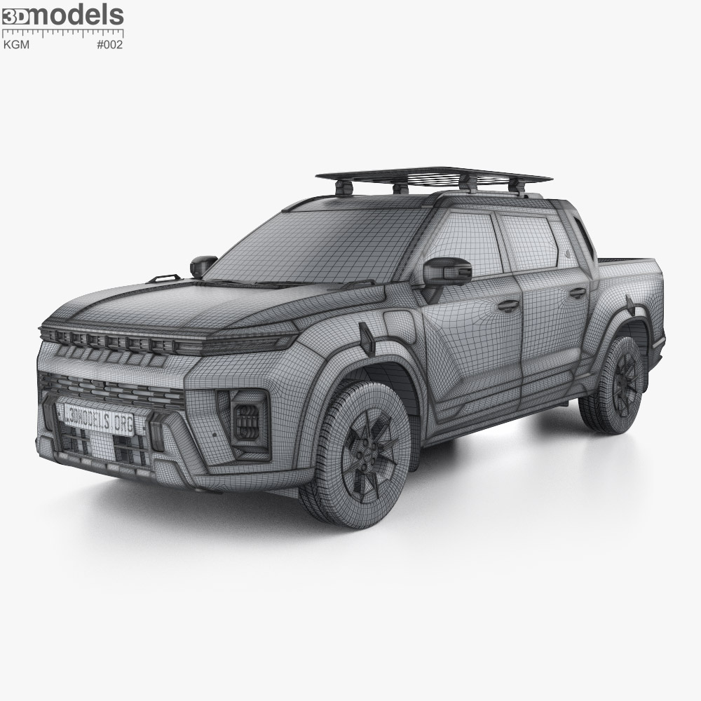 KGM Musso 2025 3D model - Download Pickup on 3DModels.org