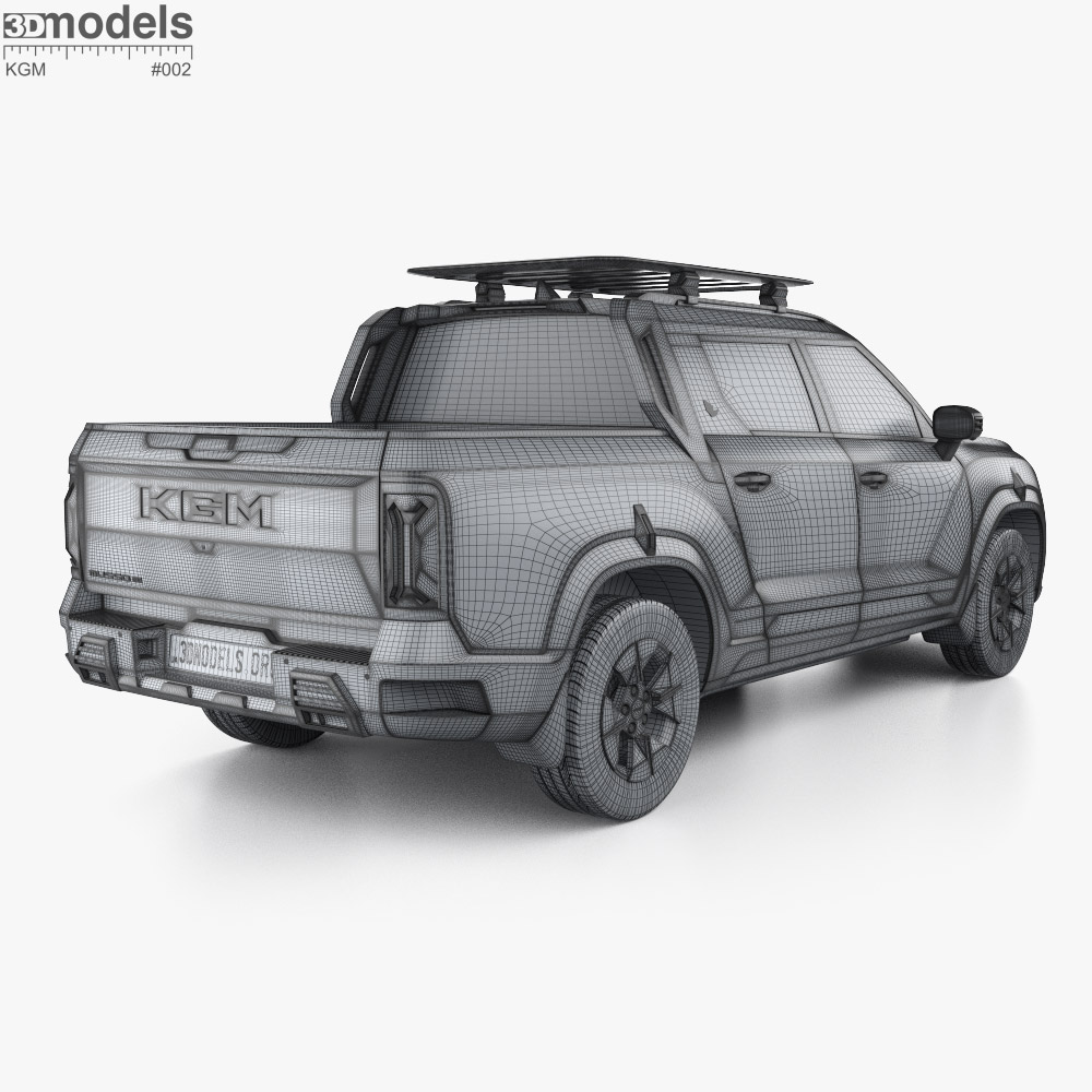 KGM Musso 2025 3D model - Download Pickup on 3DModels.org