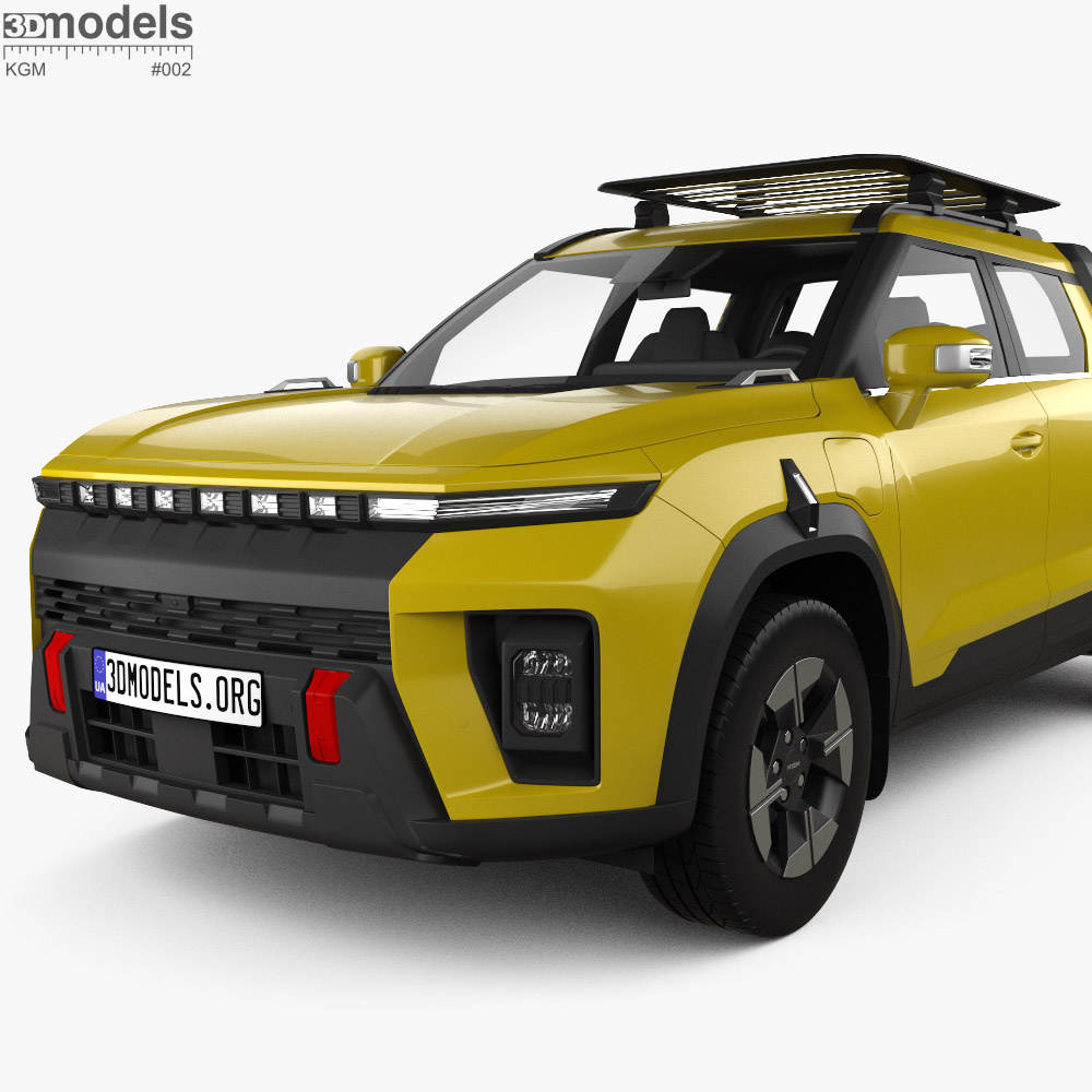 KGM Musso 2025 3D model - Download Pickup on 3DModels.org