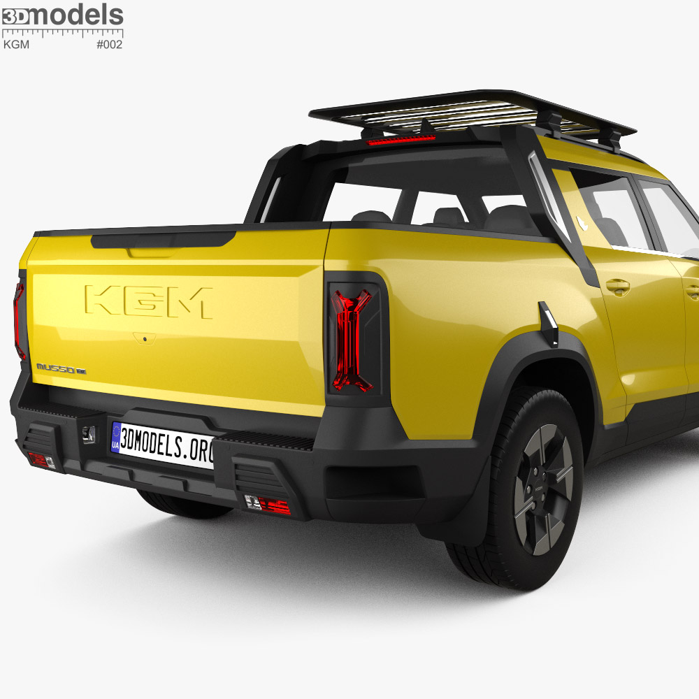 KGM Musso 2025 3D model - Download Pickup on 3DModels.org