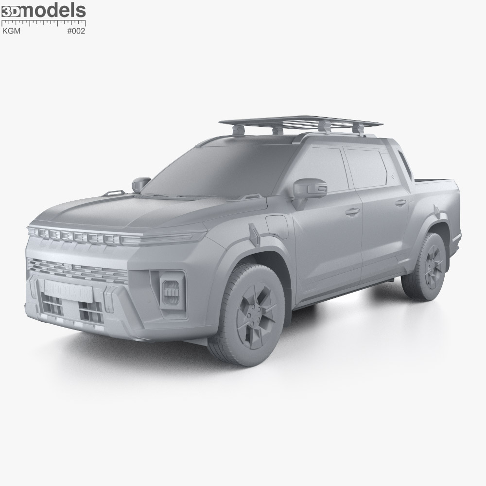 KGM Musso 2025 3D model - Download Pickup on 3DModels.org