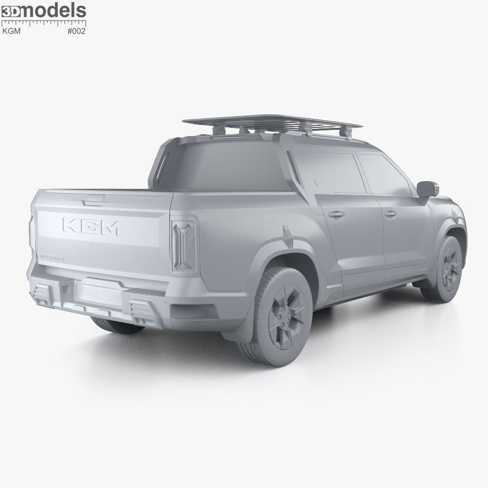 KGM Musso 2025 3D model - Download Pickup on 3DModels.org