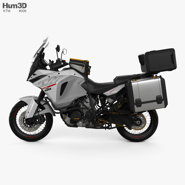 KTM 1290 Super Adventure 2015 3D model - Download Motorcycle on ...