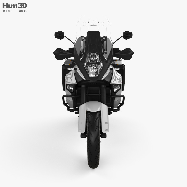 KTM 1290 Super Adventure 2015 3D model - Download Motorcycle on ...