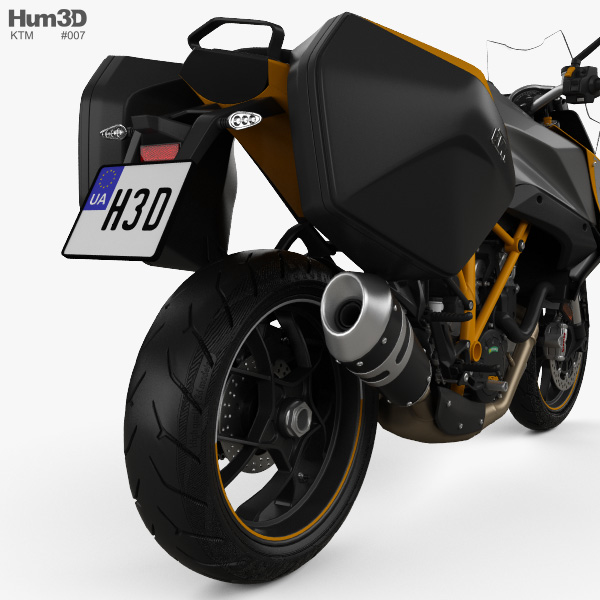 KTM 1290 Super Duke GT 2016 3D model - Download Motorcycle on 3DModels.org