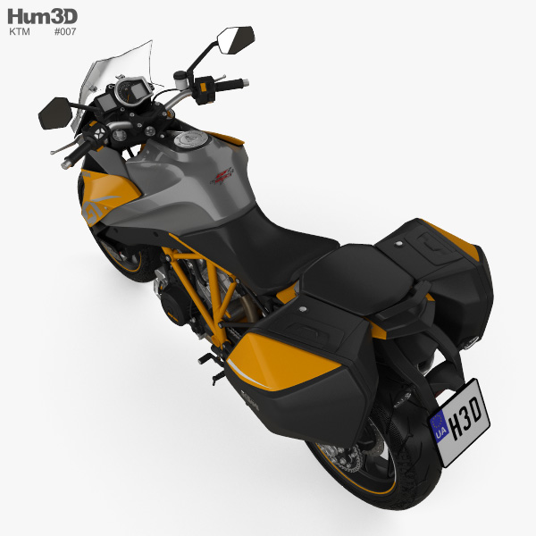 KTM 1290 Super Duke GT 2016 3D model - Download Motorcycle on 3DModels.org