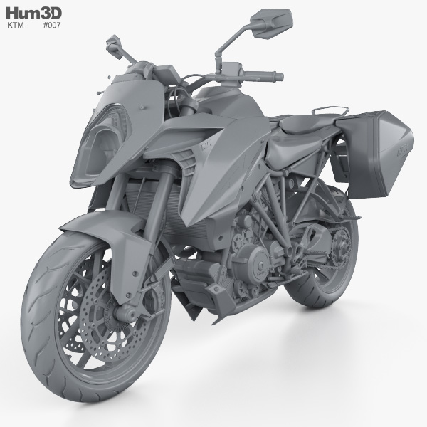 KTM 1290 Super Duke GT 2016 3D model - Download Motorcycle on 3DModels.org