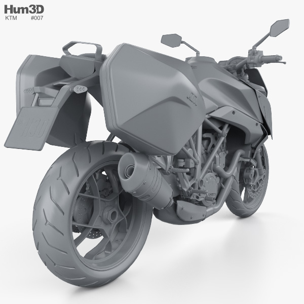 KTM 1290 Super Duke GT 2016 3D model - Download Motorcycle on 3DModels.org