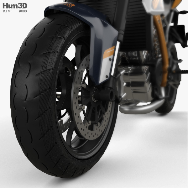 KTM 1290 Super Duke R 2015 3D model - Download Motorcycle on 3DModels.org