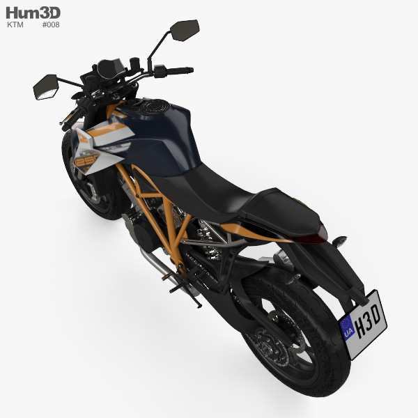 KTM 1290 Super Duke R 2015 3D model - Download Motorcycle on 3DModels.org