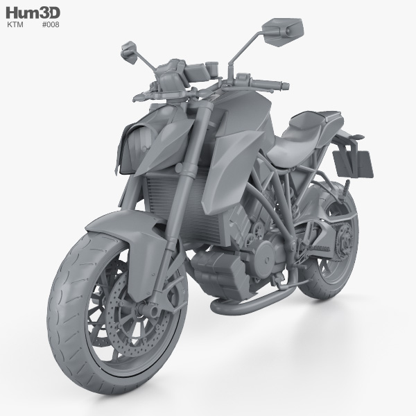 KTM 1290 Super Duke R 2015 3D model - Download Motorcycle on 3DModels.org