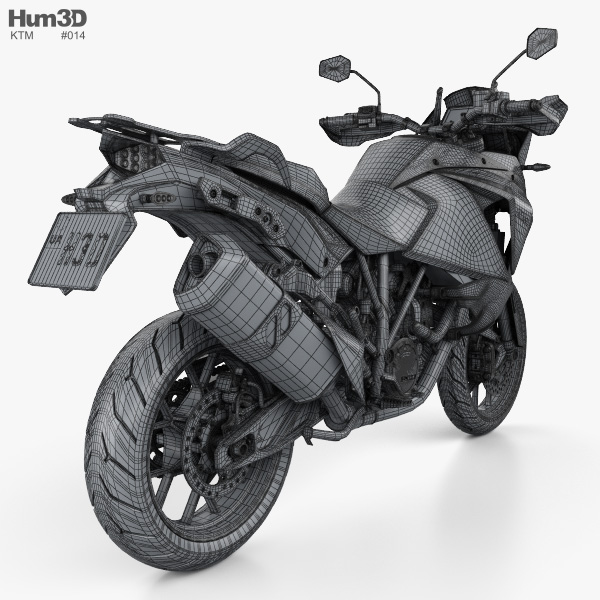 KTM 1290 Super Adventure S 2017 3D model - Download Motorcycle on ...