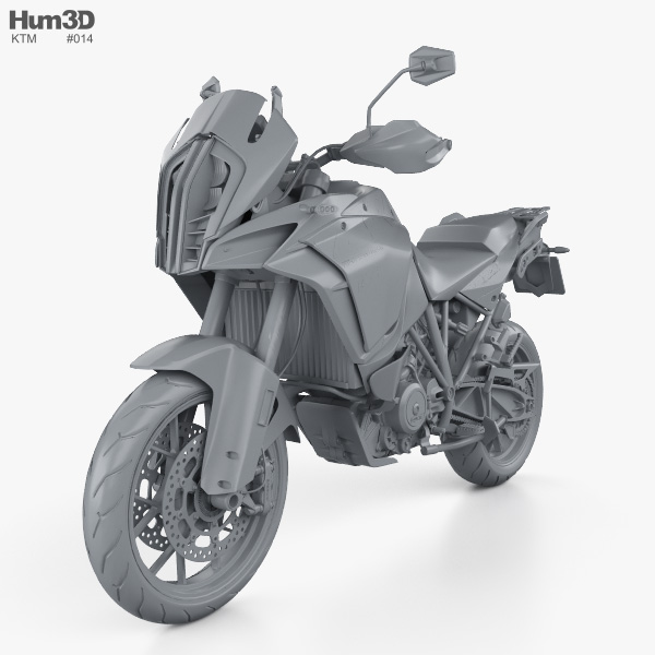 KTM 1290 Super Adventure S 2017 3D model - Download Motorcycle on ...