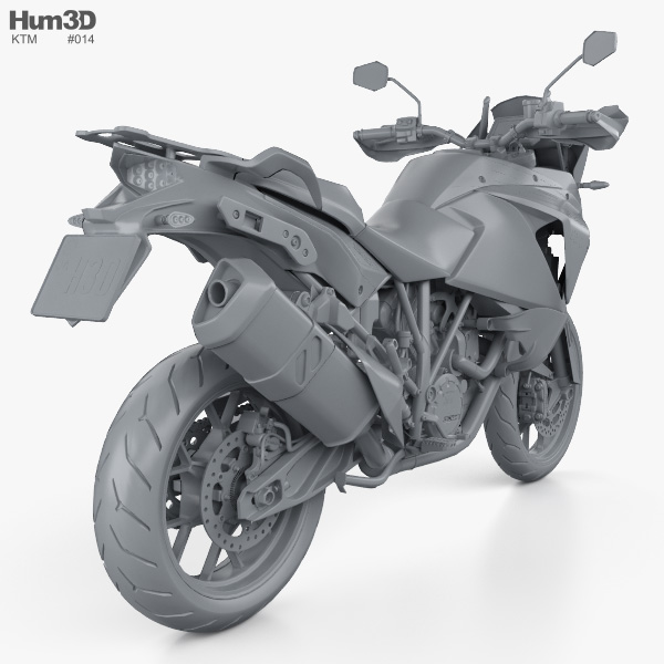 KTM 1290 Super Adventure S 2017 3D model - Download Motorcycle on ...