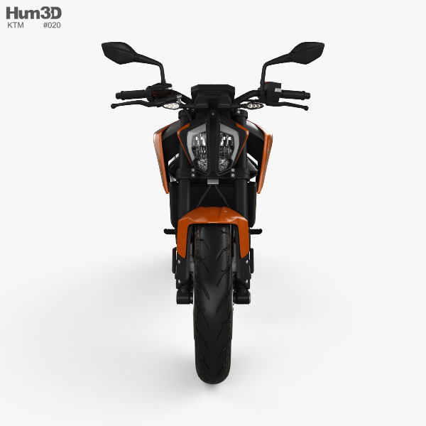 KTM 790 Duke 2018 3D model - Download Motorcycle on 3DModels.org