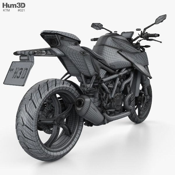 KTM 1290 Super Duke R 2020 3D model - Download Motorcycle on 3DModels.org