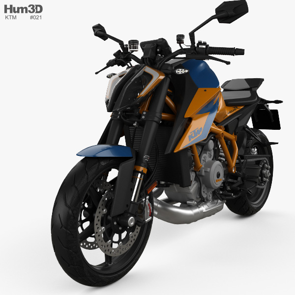 KTM 1290 Super Duke R 2020 3D model - Download Motorcycle on 3DModels.org