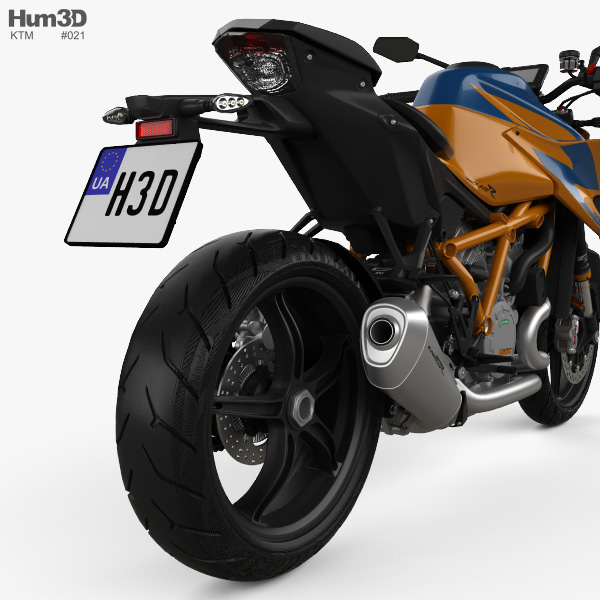 KTM 1290 Super Duke R 2020 3D model - Download Motorcycle on 3DModels.org