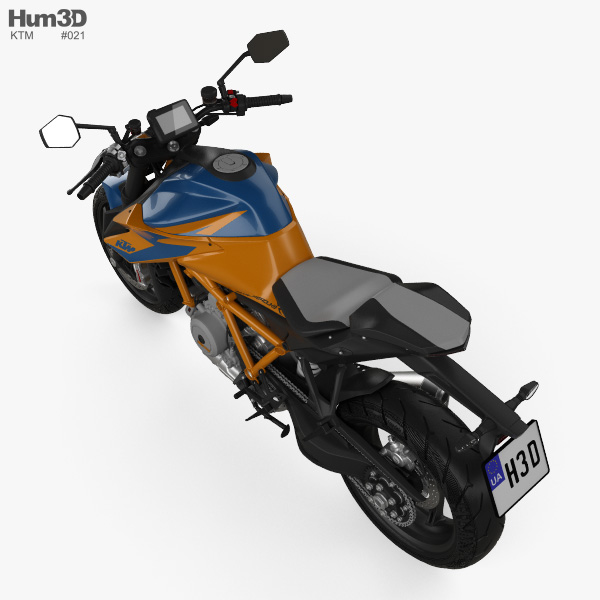 KTM 1290 Super Duke R 2020 3D model - Download Motorcycle on 3DModels.org