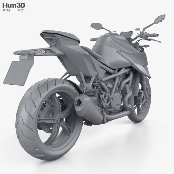 KTM 1290 Super Duke R 2020 3D model - Download Motorcycle on 3DModels.org