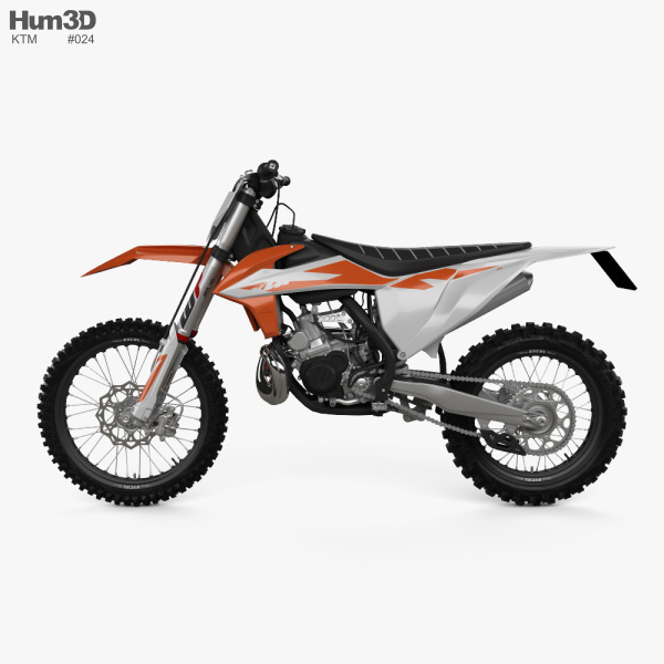 KTM 250 SX 2020 3D model - Download Motorcycle on 3DModels.org